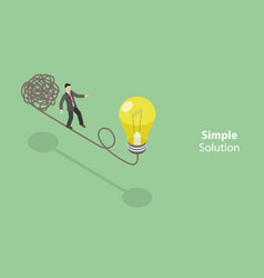 Problem solving concept cartoon brains Royalty Free Vector