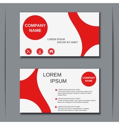 Modern business visiting card design Royalty Free Vector