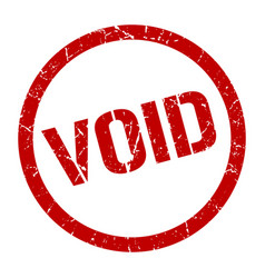 Void stamp Royalty Free Vector Image - VectorStock
