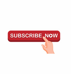 Hand grab subscribe button icon for online video s