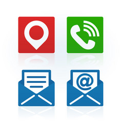 Phone Email Address Icon Vector Images (over 6,700)
