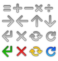 Mathematical symbols Royalty Free Vector Image