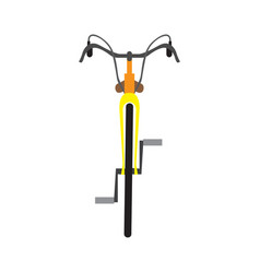 Bicycle front view Royalty Free Vector Image - VectorStock