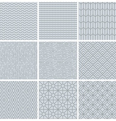 Mono line graphic design templates Royalty Free Vector Image