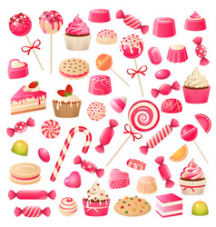 Sweet candies candy bonbon lollipop marmalade Vector Image Sweet candies candy bonbon lollipop marmalade Vector Image