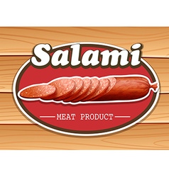 Salami Royalty Free Vector Image - VectorStock