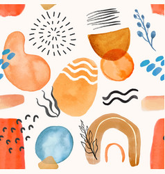 Contemporary boho seamless pattern abstract Vector Image