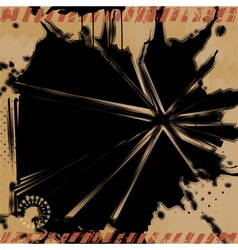 Grunge explosion background Royalty Free Vector Image