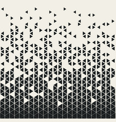 Abstract geometric techno triangle horizontally Vector Image