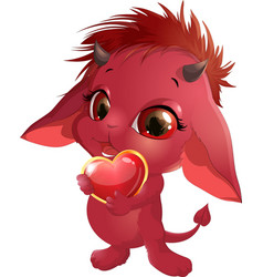 Handsome little devil Royalty Free Vector Image