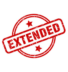 Extended stamp Royalty Free Vector Image - VectorStock