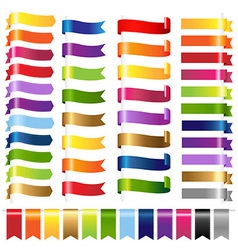 Color ribbons set Royalty Free Vector Image - VectorStock