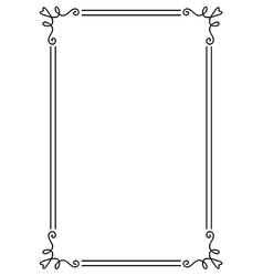 Decorative page border Royalty Free Vector Image