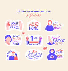 Wash your hands poster design with girl washing Vector Image