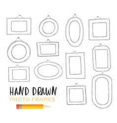 Hand-drawn frames Royalty Free Vector Image - VectorStock
