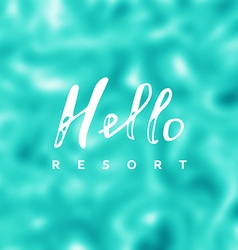Hello ocean Royalty Free Vector Image - VectorStock