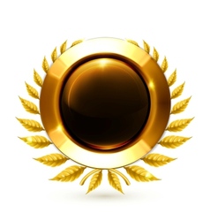 Golden Emblem Royalty Free Vector Image - VectorStock