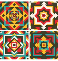 Four colorful abstract textures Royalty Free Vector Image