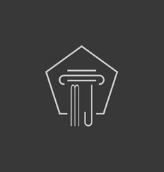 Mj initial wedding monogram logo Royalty Free Vector Image