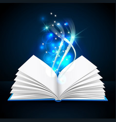 Magic book Royalty Free Vector Image - VectorStock