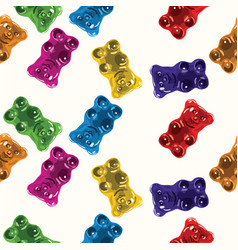 Gummy bear candies Royalty Free Vector Image - VectorStock
