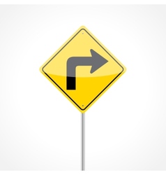 Right Turn Sign Royalty Free Vector Image VectorStock right-turn-sign-royalty-free-vector-image-vectorstock