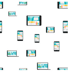 Seamless oldschool gamer pattern Royalty Free Vector Image