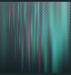 Glow light effect beam rays sunlight Royalty Free Vector