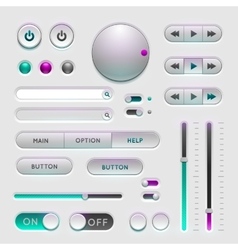 Ui elements Royalty Free Vector Image - VectorStock