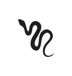 Black snake Royalty Free Vector Image - VectorStock