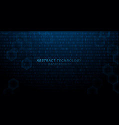 Hex code stream random hexadecimal code cyber Vector Image