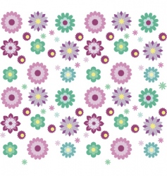 Flower pattern border Royalty Free Vector Image