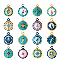 Compass Label Set Royalty Free Vector Image - VectorStock