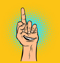 Raised fist hand emoji Royalty Free Vector Image