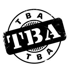 Tbc rubber stamp Royalty Free Vector Image - VectorStock