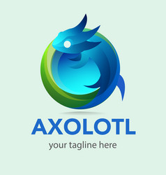 Axolotl symbol Royalty Free Vector Image - VectorStock