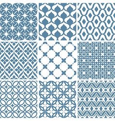 Seamless ornament patterns Royalty Free Vector Image