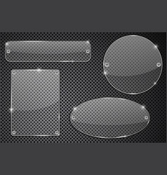 Glass rectangle plane Royalty Free Vector Image