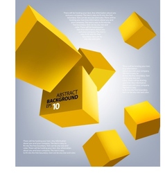 3d boxes Royalty Free Vector Image - VectorStock