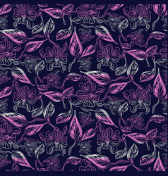 Beautiful floral seamless pattern Royalty Free Vector Image