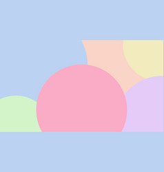 Pastel color background perfect for wallpaper Vector Image