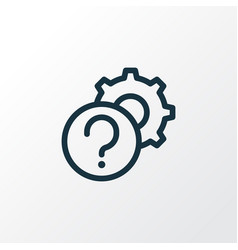 Setting icon symbol premium quality isolated Vector Image