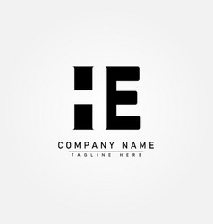 He Logo Letter Vector Images (over 2,100)