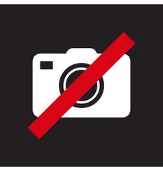Cameras prohibited sign Royalty Free Vector Image