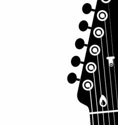 Guitar head Royalty Free Vector Image - VectorStock