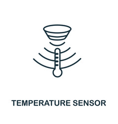 Temperature sensor icon from sensors icons Vector Image
