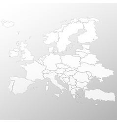 Europe map background Royalty Free Vector Image