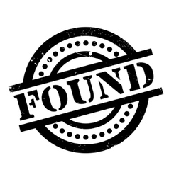 Found rubber stamp Royalty Free Vector Image - VectorStock