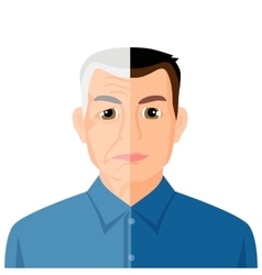 Age process Royalty Free Vector Image - VectorStock