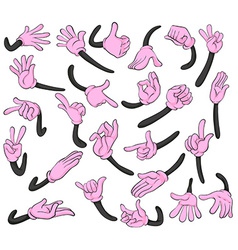 Hand signals Royalty Free Vector Image - VectorStock
